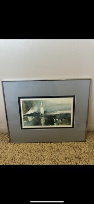 Morten Solberg Dark Waters - framed - double signed - lithograph - 202/ ...