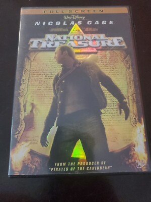 National Treasure (DVD, 2005, Full Frame) FREE SHIPPING!! 786936242911 ...