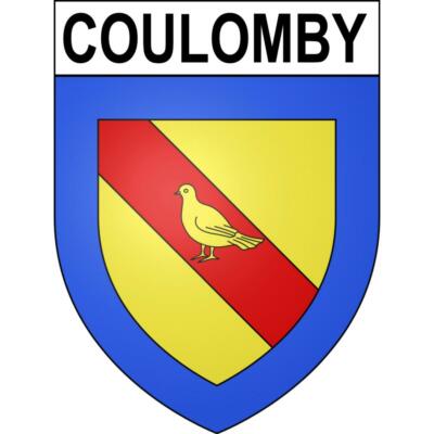 Coulomby 62 ville sticker blason écusson autocollant adhésif | eBay