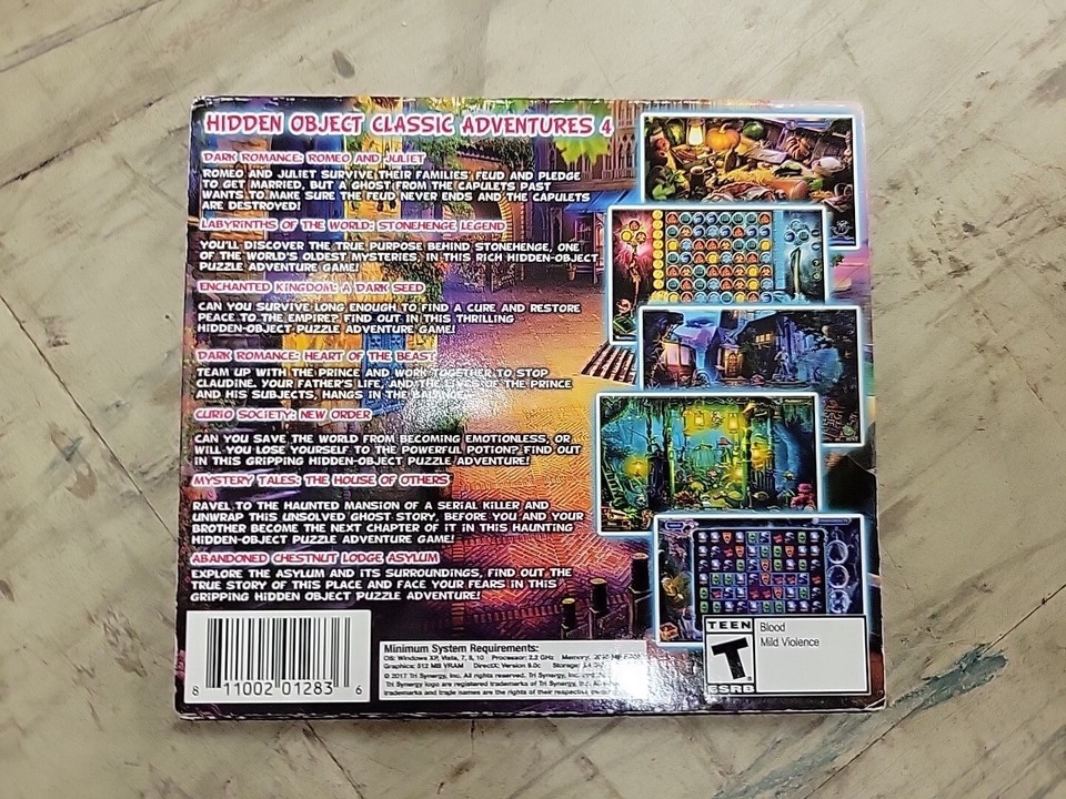 Hidden Object Classic Adventures 4 IV 7 Games PC New Sealed | eBay