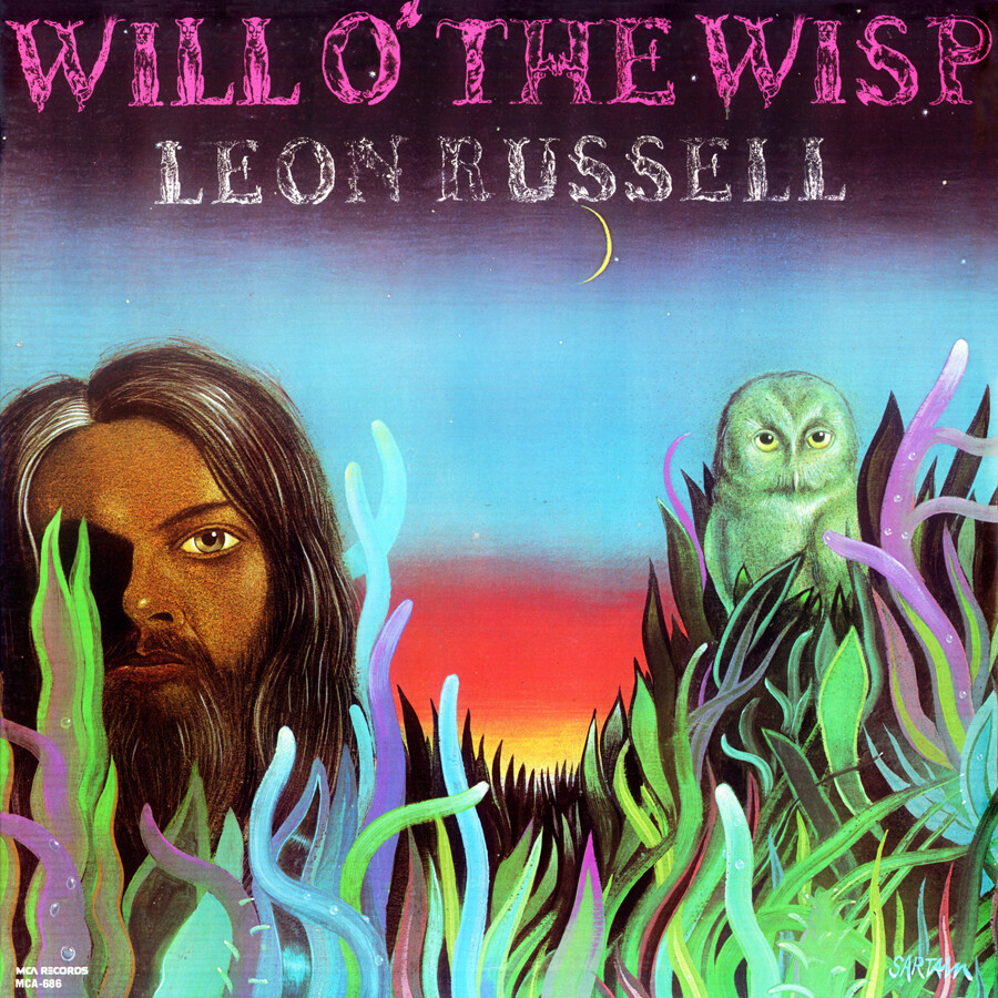 Album Covers - Leon Russell -Will O' The Wisp (1975) Album Cover Poster ...