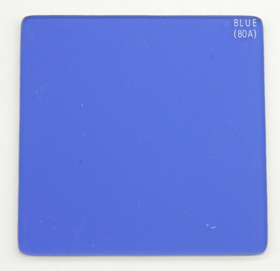 Tiffen iZumar - 2 5/8" Square Blue 80A Filter - Fair Glass - C1146 | eBay