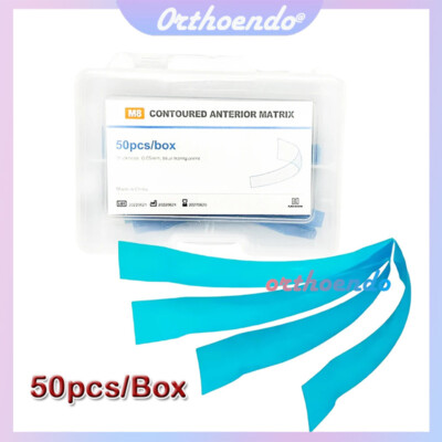 Dental Contoured Anterior Matrix Bands Blue Transparent Matrices ...
