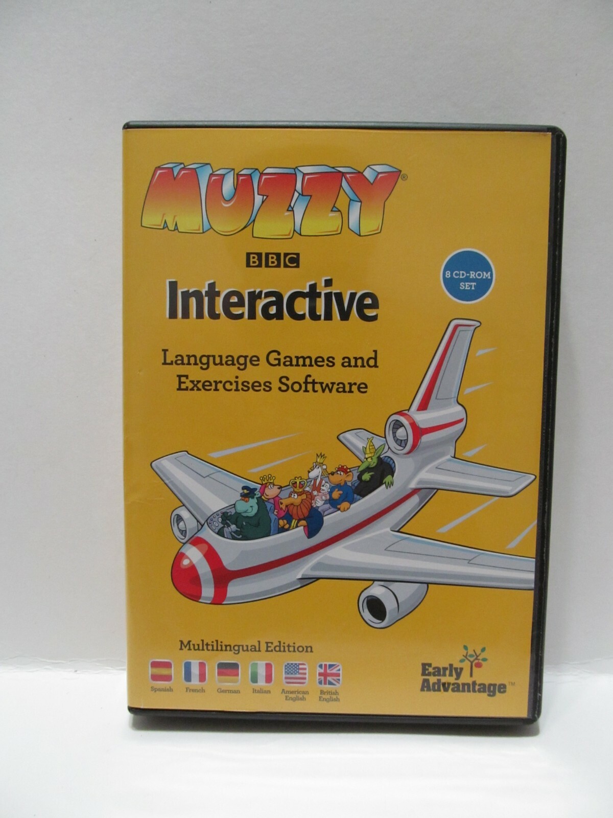 Muzzy BBC Interactive Language Games Multilingual Edition software 8 CD ...