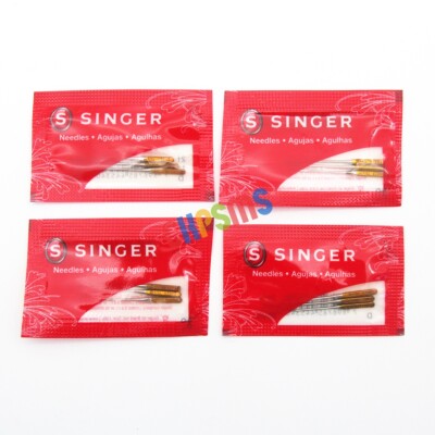 HAx1 Ballpoint yellow Flat Shank Needles 2045 universal home sewing ...