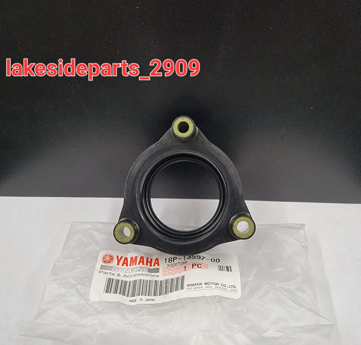 OEM YAMAHA YFZ450R YFZ 450 R INTAKE MANIFOLD THROTTLE BODY TO HEAD 18P ...