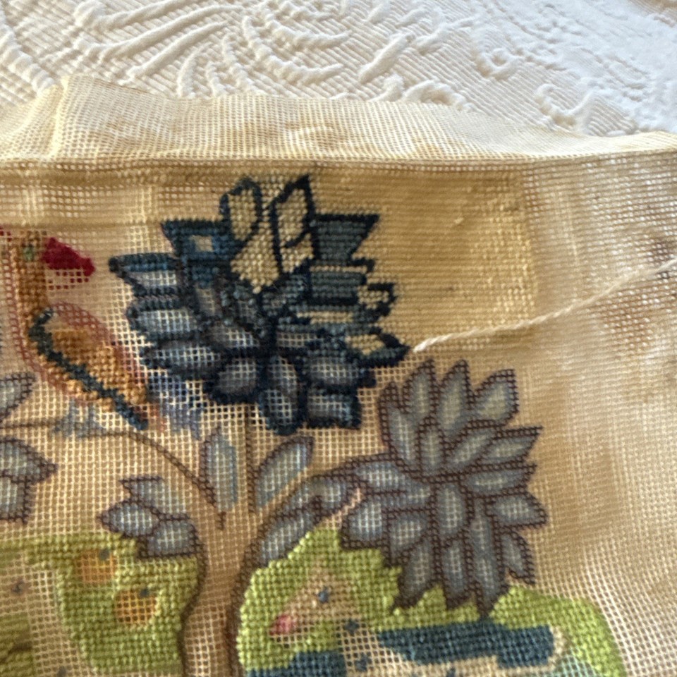 Erica Wilson Needlepoint Canvas Vintage 18 Mesh Unfinished Spring ...