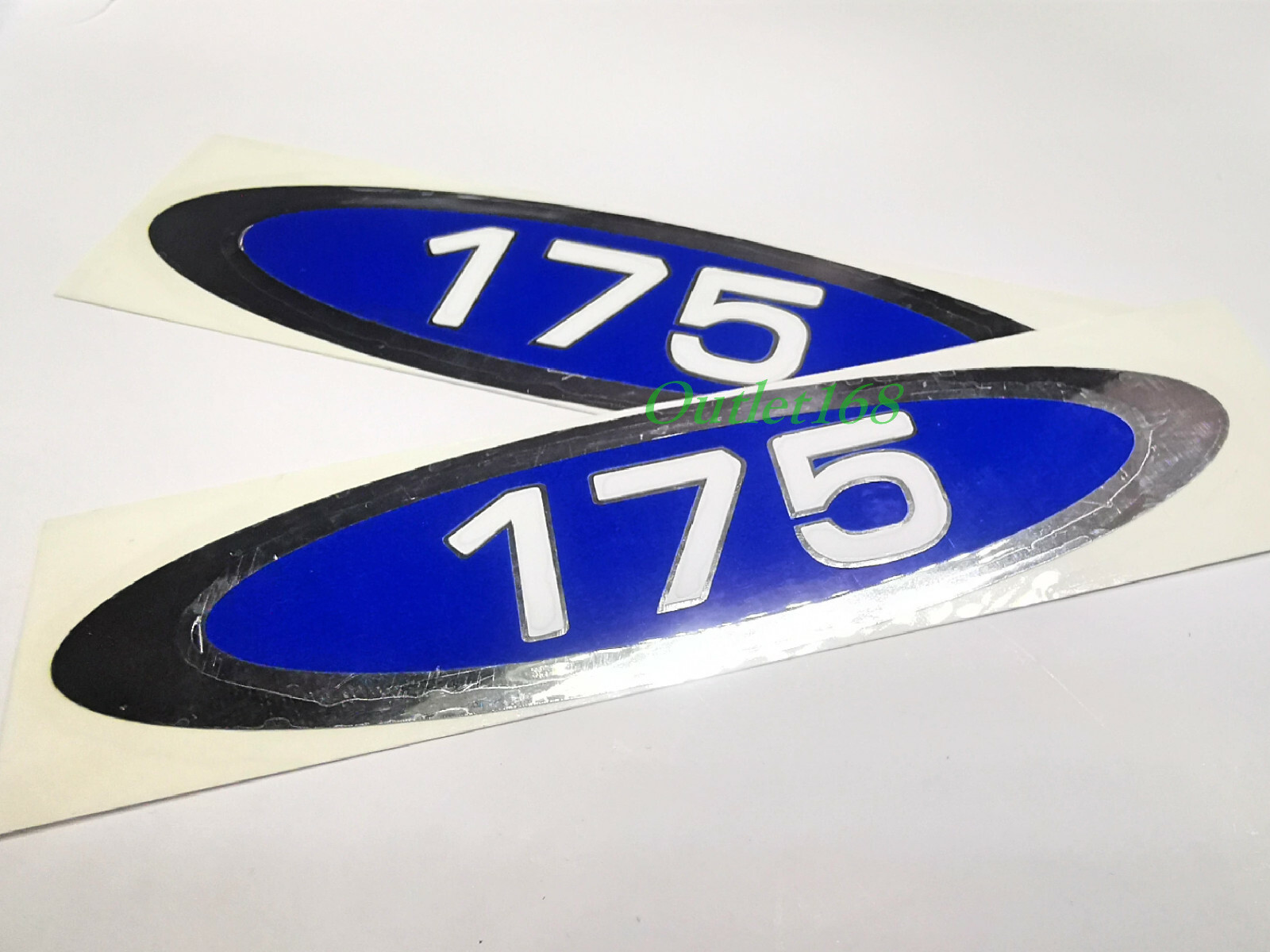 Pair Honda CL175 CB175 CB CL 175 K3K4 Side Frame Cleaner Cover Sticker ...