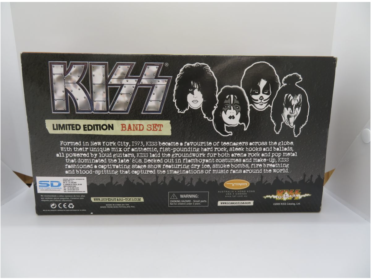 KISS LIMITED EDITION BAND SET SUPER STARS Kiss band hard rock figure ...