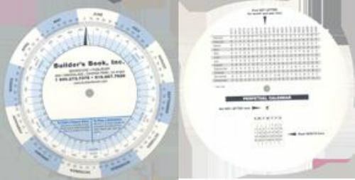 Scheduling Wheel by Builder's Book Inc. (2013, Slide Bound) for sale ...