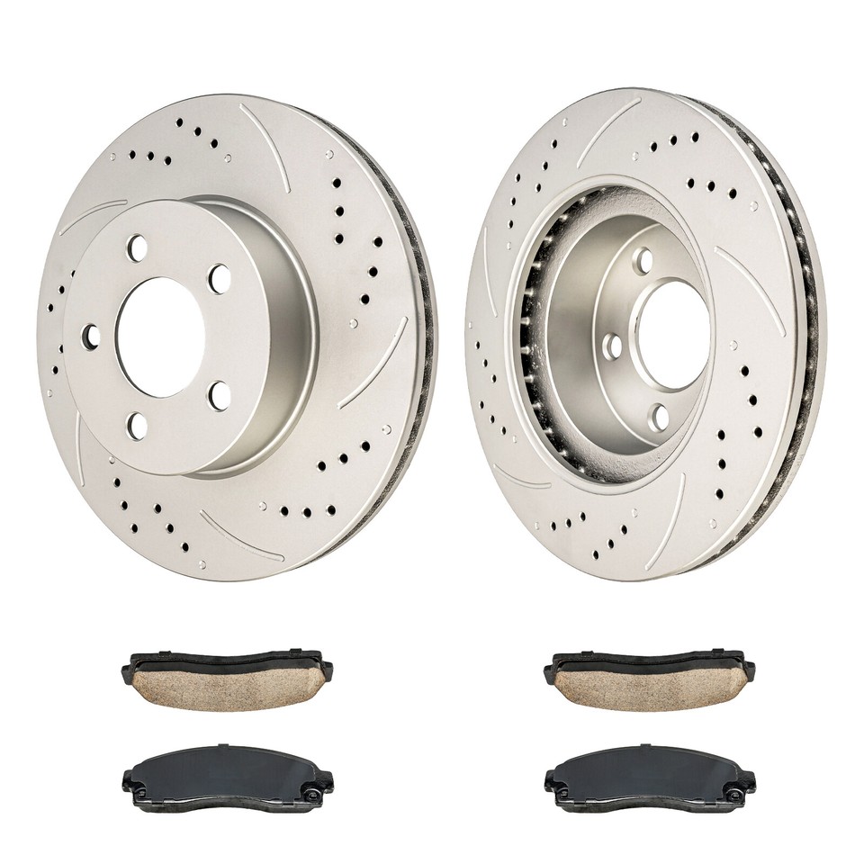Front Drilled Rotors Brake Pads For Ford Ranger 2003-2011 Mazda B4000 ...