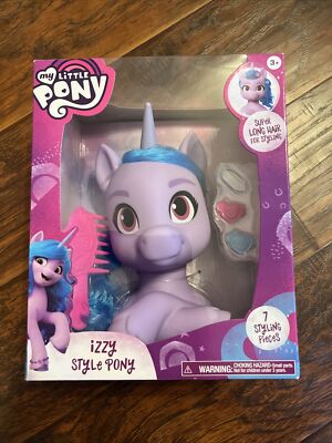 Just Play My Little Pony Izzy Moonbow 7 Piece Styling Head Purple 10 ...
