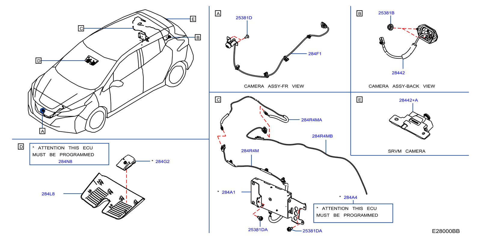 Nissan+INFINITI+OEM+284F1-6WK0B+Collision+Avoidance+Camera+For+Leaf+ ...
