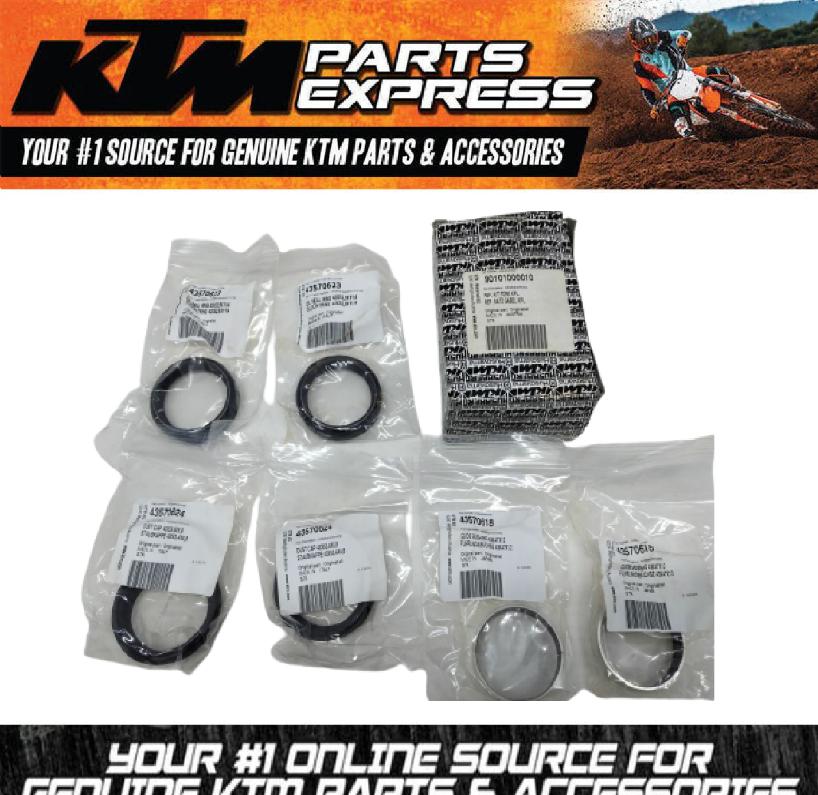 NEW OEM KTM REPAIR KIT FORK 200 390 690 DUKE RC 390 90101000010 | eBay