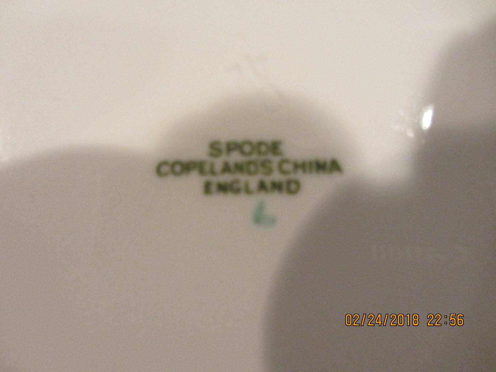 Antique Spode Copelands China England 8" Salad Plate Purple Flower | eBay