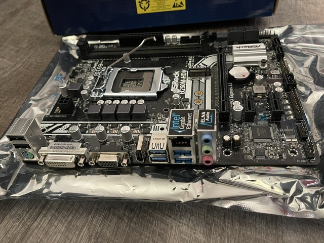 ASRock B250m-hdv Lga1151 Intel B250 Micro ATX Motherboard for sale ...