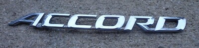 Honda Accord emblem badge decal logo trunk rear chrome script OEM ...