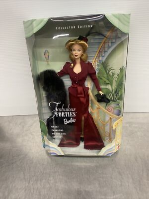 Fabulous Forties Barbie Doll Great Fashions of the 20th Century Mattel ...