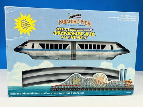 Disney's Mini Monorail PlaySet California Adventure Paradise Pier - NEW ...