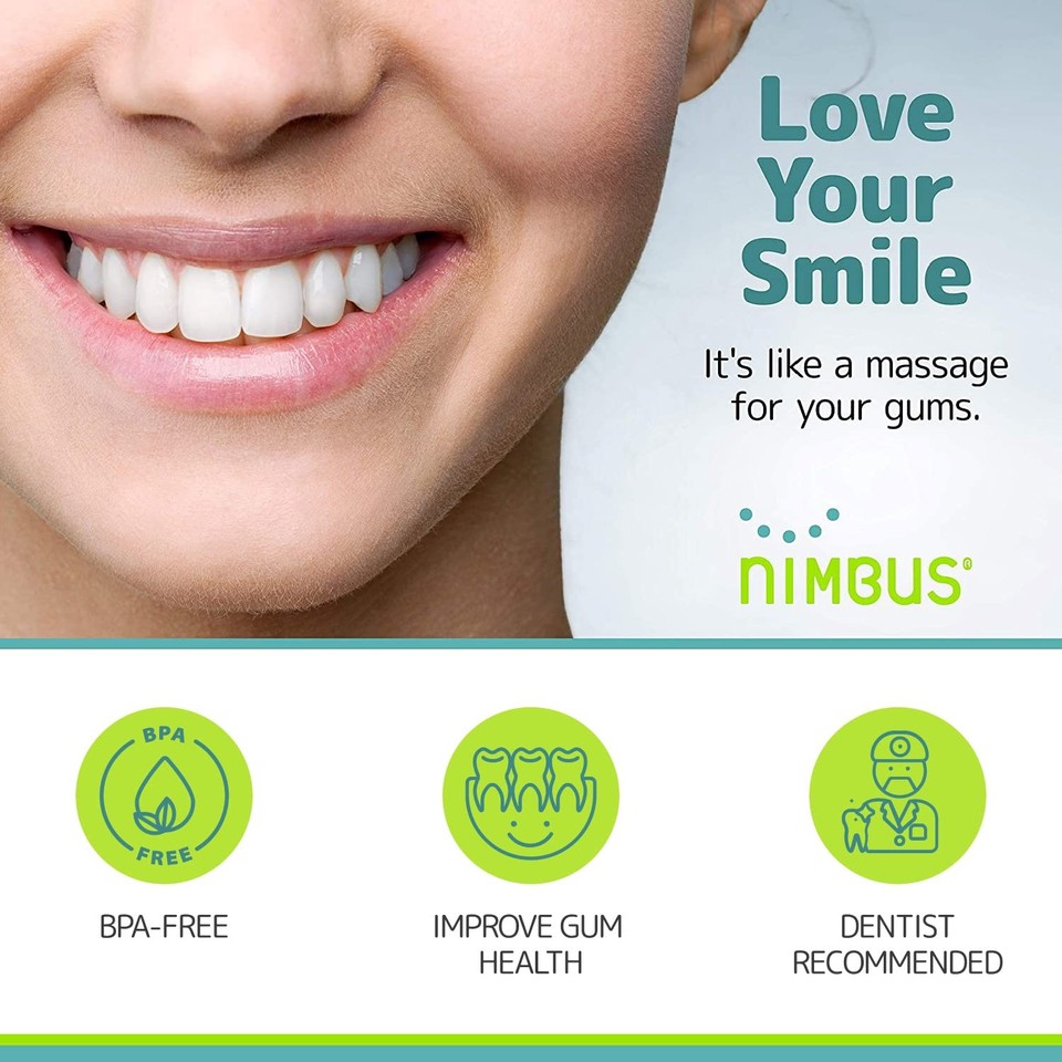 NIMBUS Extra Soft Toothbrushes (Regular Size Head), Periodontist Design ...