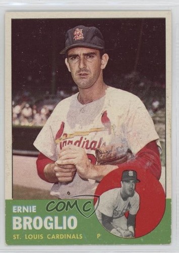 1963 Topps Ernie Broglio #313 | eBay