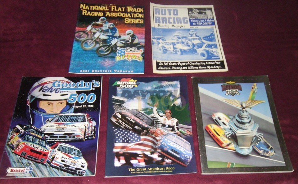 Lot of 20 Various Auto Racing Programs | eBay