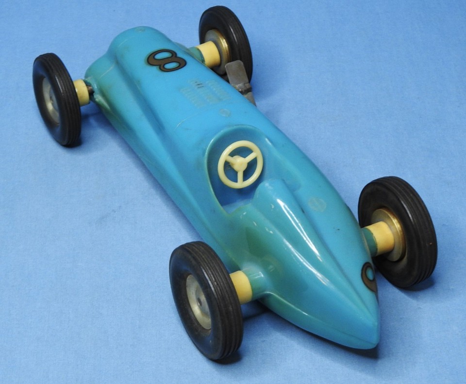 Vintage Original 1950s Rite Spot Plastics Wind-Up Indy 500 Toy Race Car ...