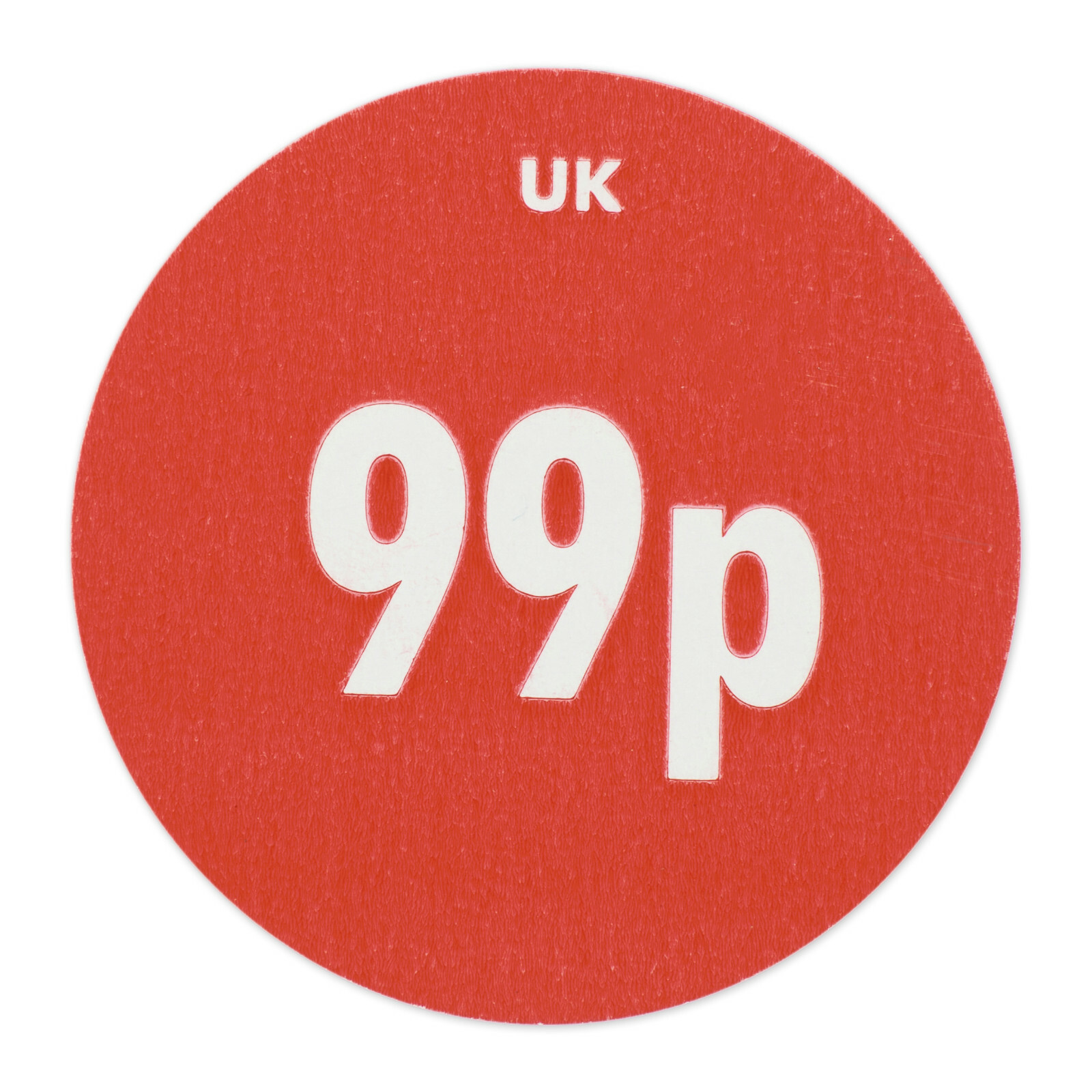 Price Labels, Promotional Labels, 99p Red, 30mm, Roll of 500 labels | eBay