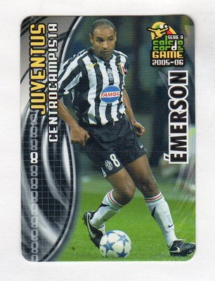 figurina PANINI CALCIO CARDS GAME 2005-06 N. 65 JUVENTUS EMERSON | eBay