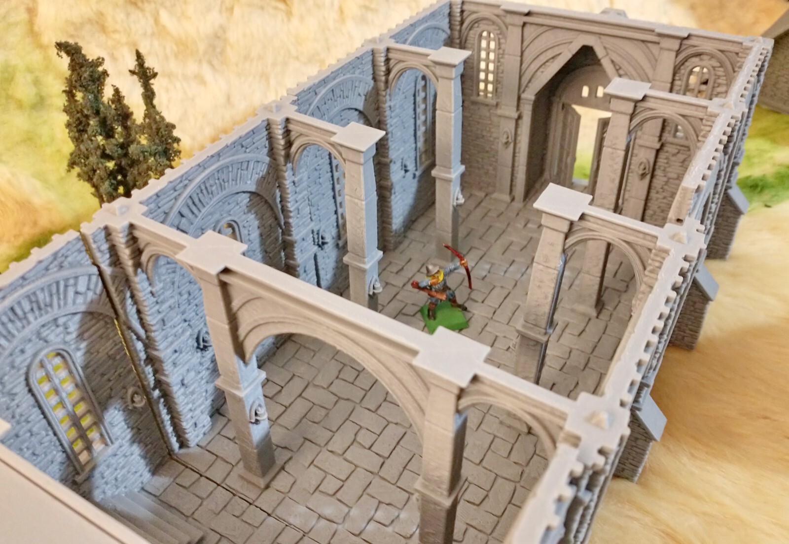 Greendale Church of the Dale 28mm Village Terrain D&D Warhammer Bolt ...