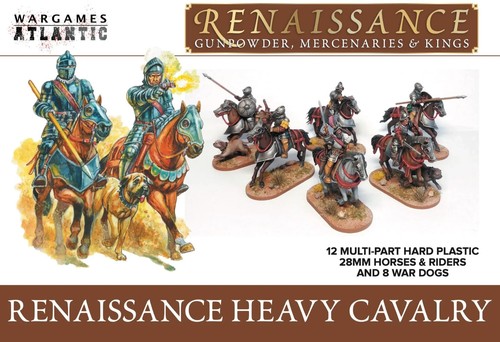 Wargames Atlantic 12 Plastic 28mm Renaissance Heavy Cavalry | eBay