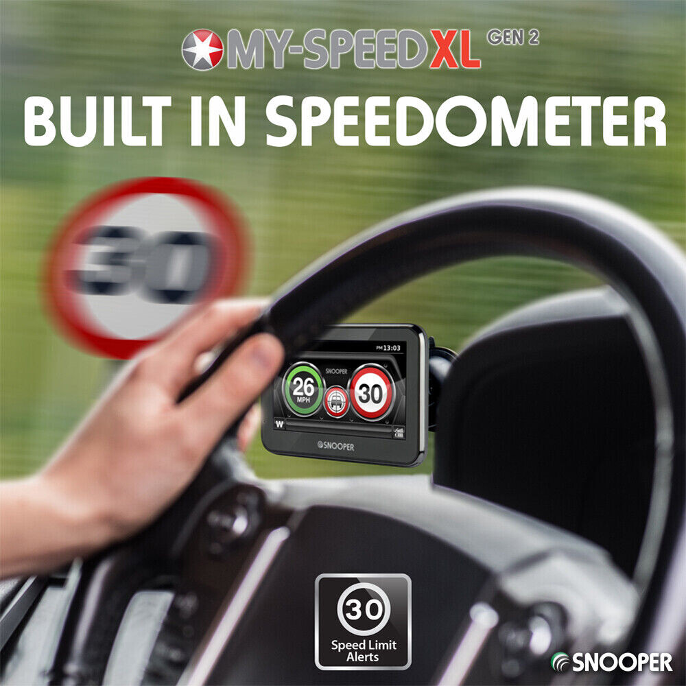 SNOOPER MY SPEED PLUS SPEED CAMERA LOCATOR WITH FREE LIFETIME UPDATES ...