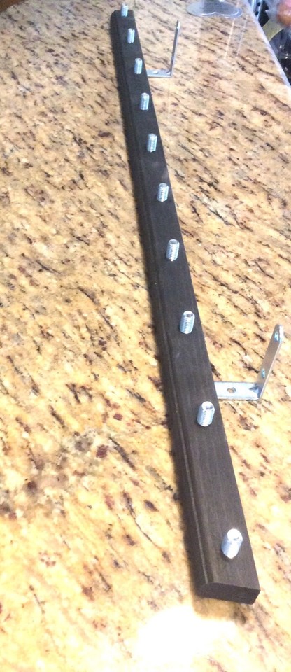 WALL MOUNTED BEER TAP HANDLE DISPLAY HOLDS10 beer tap handles includes ...