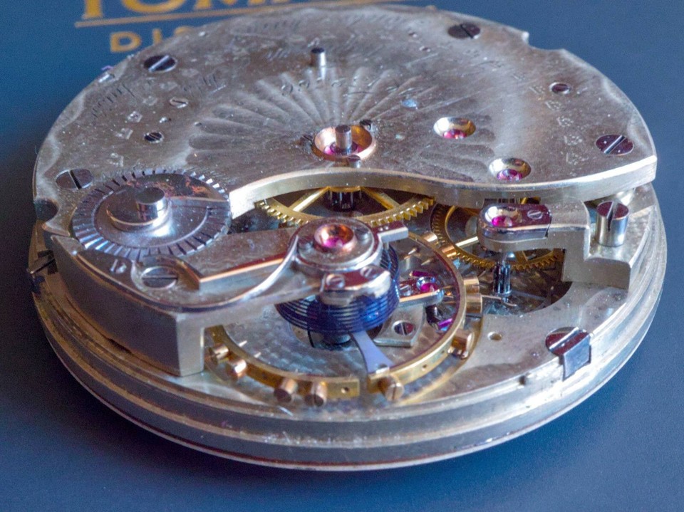 ANTIQUE POCKET WATCH MOVEMENT HELICAL HAIRSPRING G.A.HUGUENIN & FILS | eBay