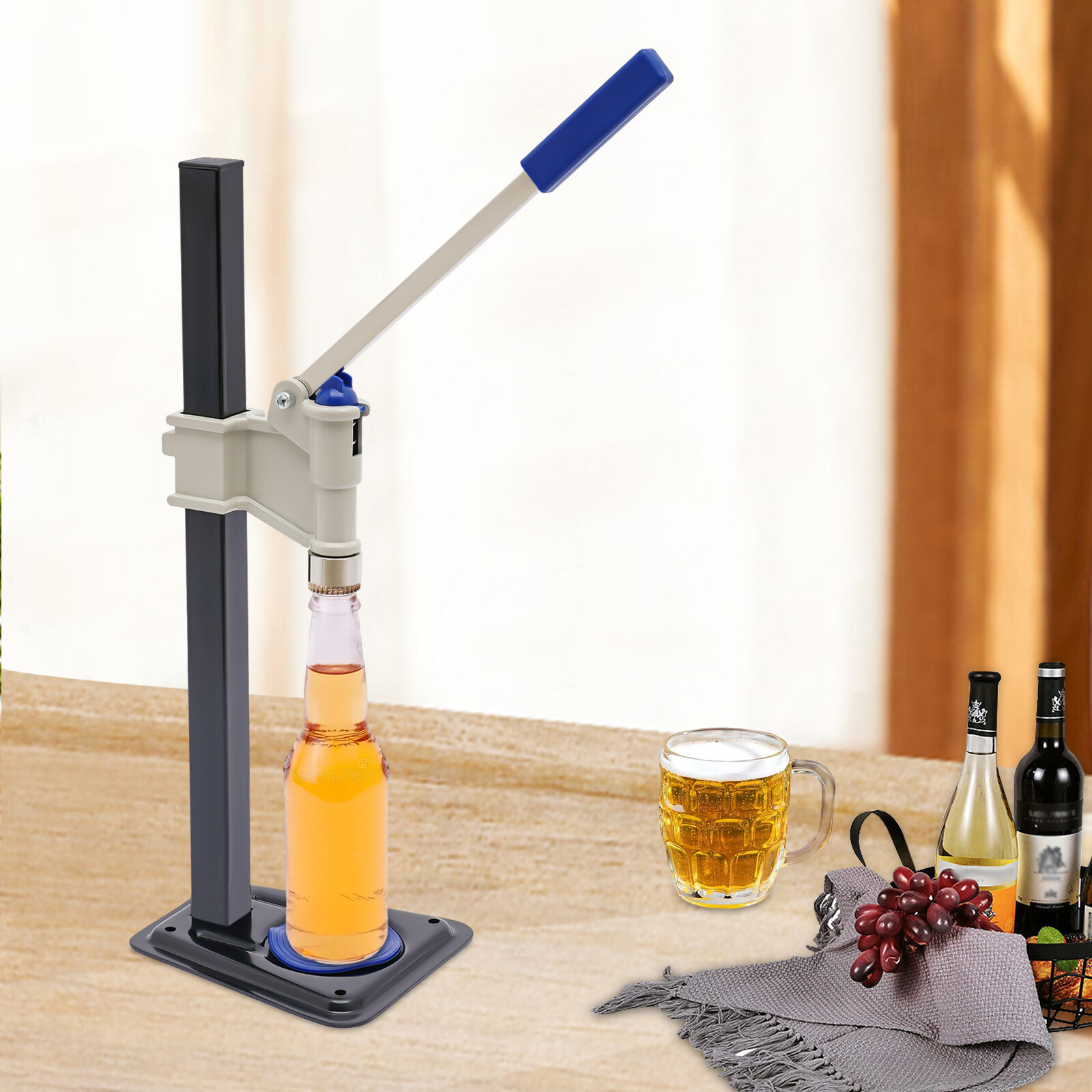 Professional Manual Beer Bottle Capper Homebrewing Bench Capping ...