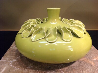 Vtg Rare Global Views Modern Mid Century Studio Art Pottery Stem Vase ...