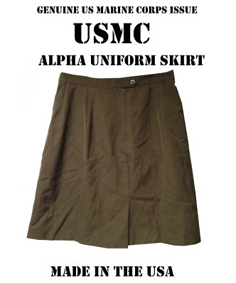 USMC Womens Female Charlie Uniform Skirt Marine Corps Alpha Select size ...