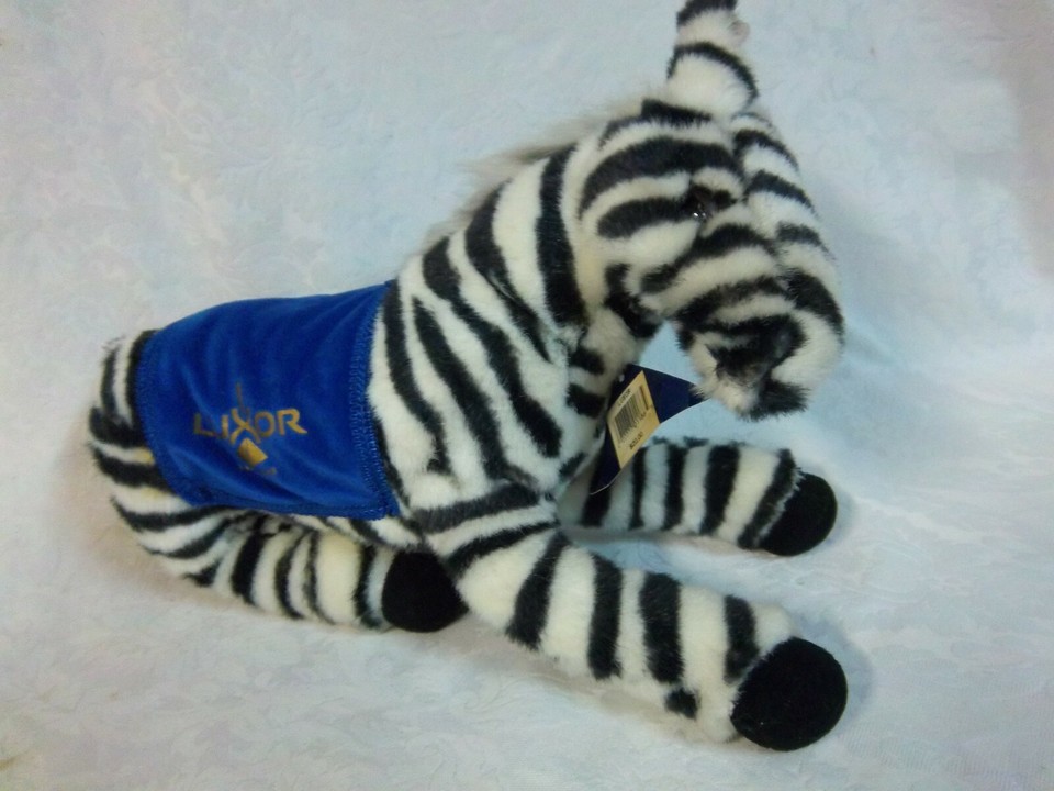 Luxor Las Vegas Zebra 16" Plush Soft Toy Stuffed Animal | eBay