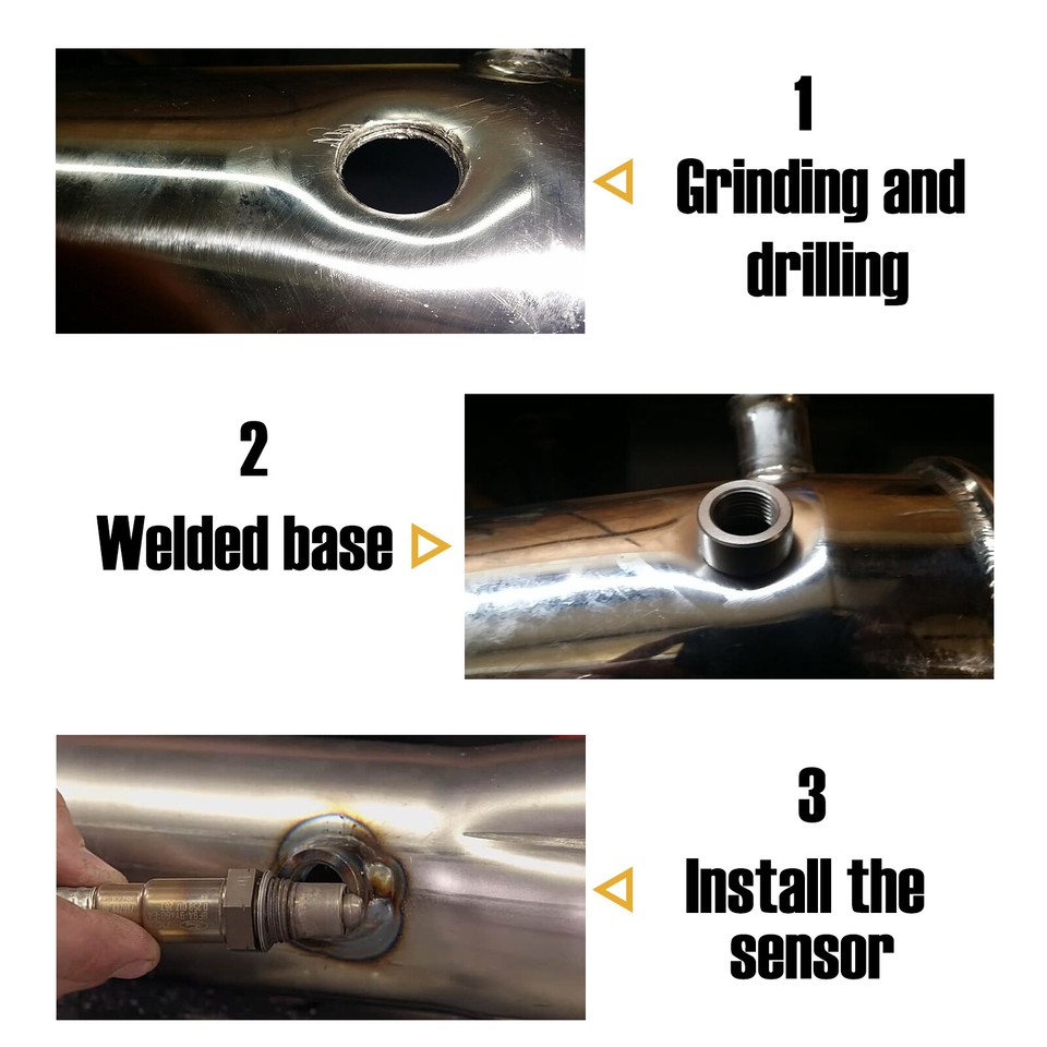 22mm X 1.5 Diesel PM Particulate Soot Sensor Repair Fitting Mount Weld ...