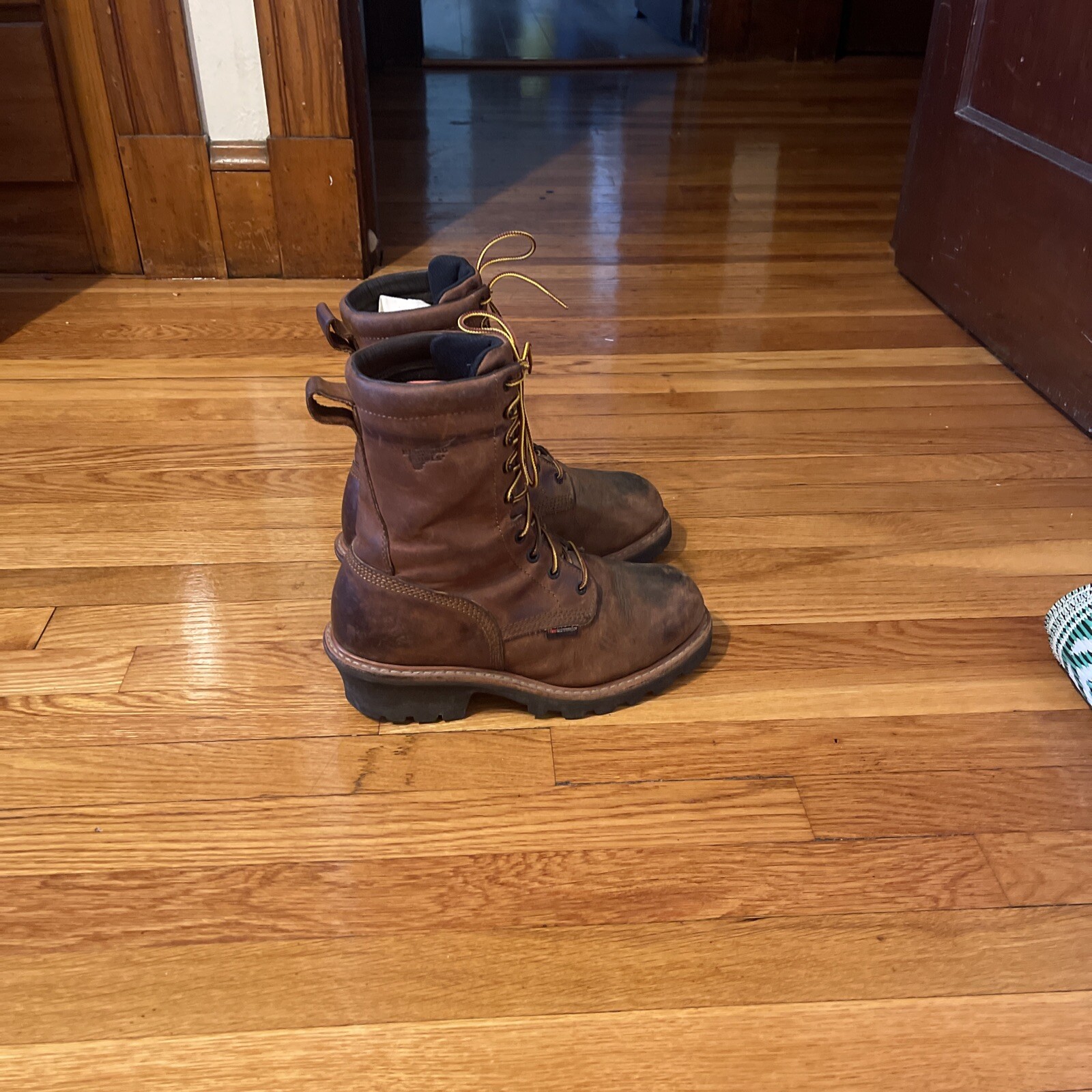 RED WING 4417 LOGGERMAX 9-INCH INSULTAED WATERPROOF LEATHER STEEL TOE ...