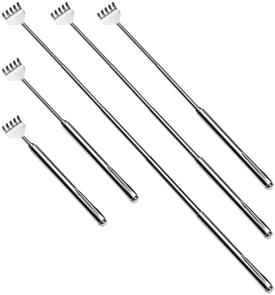 Metal Stainless Steel Back Scratcher Telescopic Extendable Claw ...