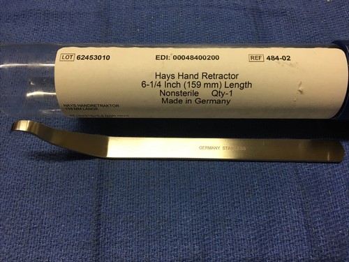 Zimmer 484-02 HAYS Hand Retractor 159 mm (6.25") total length (NEW) | eBay