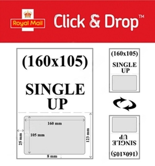 A4 Sheet Paper Royal Mail Click and Drop Linnworks Integrated Labels ...