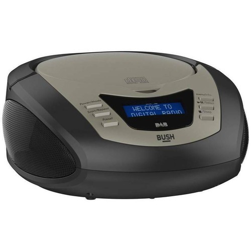 Bush CD Player Boombox with DAB Radio - Black (NEW) | eBay