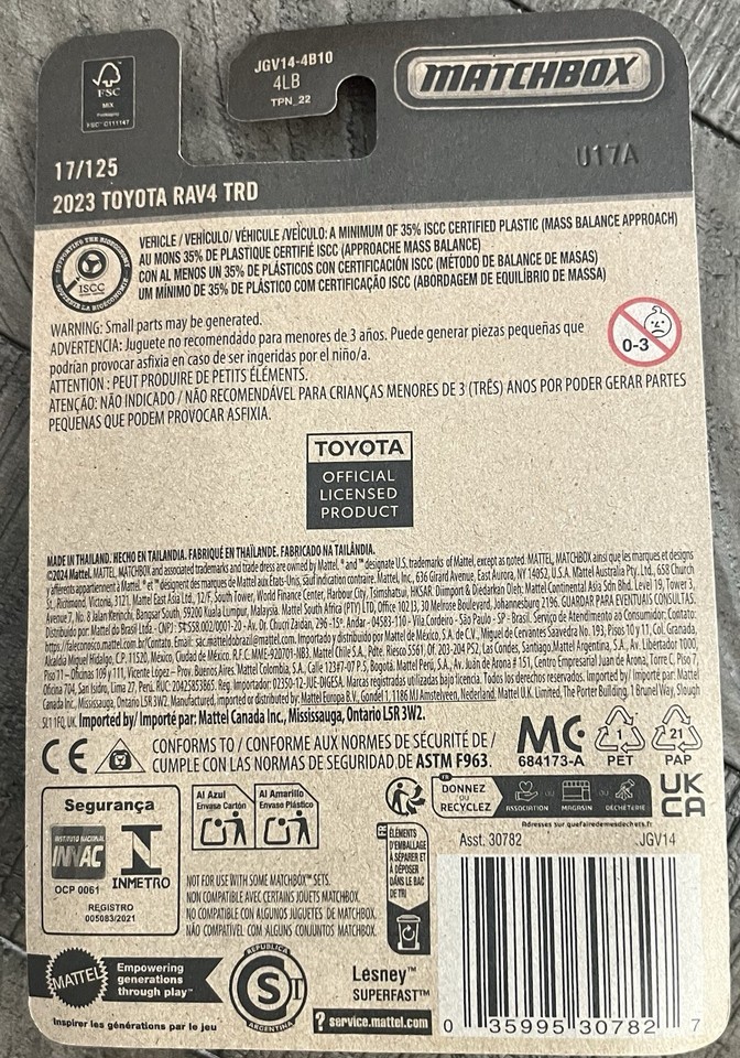 Matchbox 2023 TOYOTA RAV4 TRD #17/125 New For 2025 | eBay