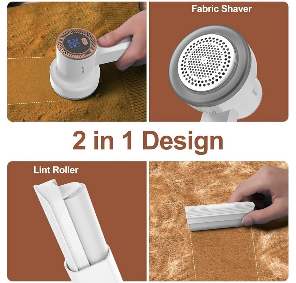 Cosicosy, Bobble Remover for Clothes Fabric Shaver Lint Remover LED ...