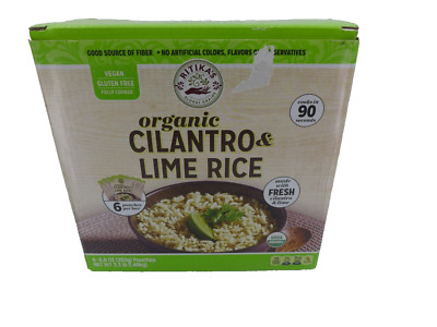 Ritikas Organic Cilantro and Lime Rice (6 pouches) New | eBay