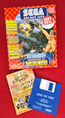 Boxed ATARI ST Sega Arcade Hits Line of Fire Game by US Gold | eBay