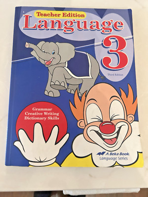 ABEKA BOOK TEACHER EDITION LANGUAGE 3 Third Edition | eBay