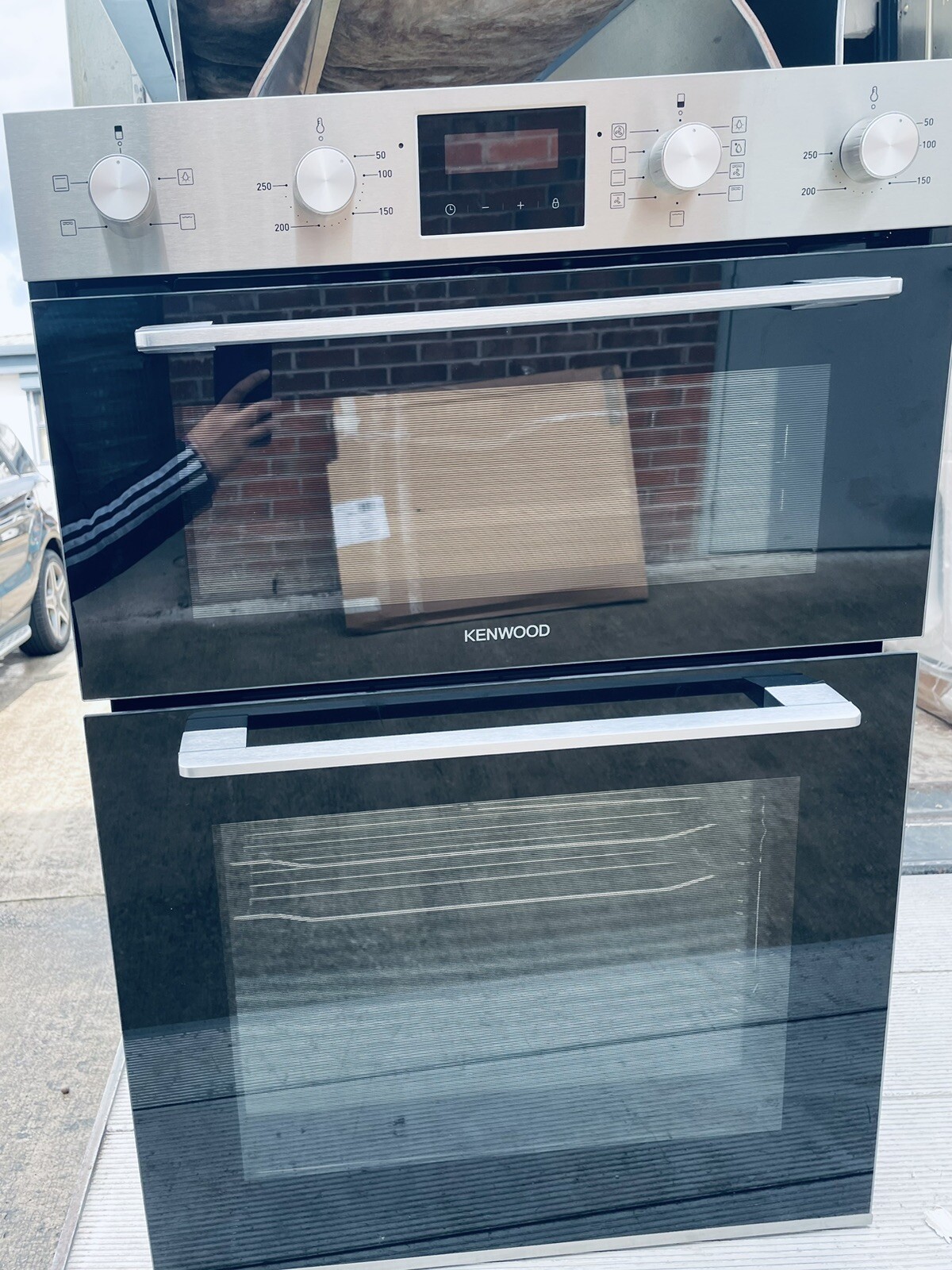 KENWOOD KBIDOX21 Electric Double Oven - Black & Stainless Steel | eBay UK